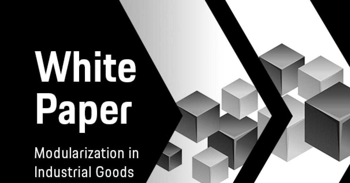 Modularization In Industrial Goods Porsche Consulting