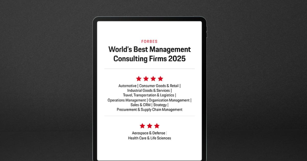 World’s Best Management Consulting Firms 2025 | Porsche Consulting
