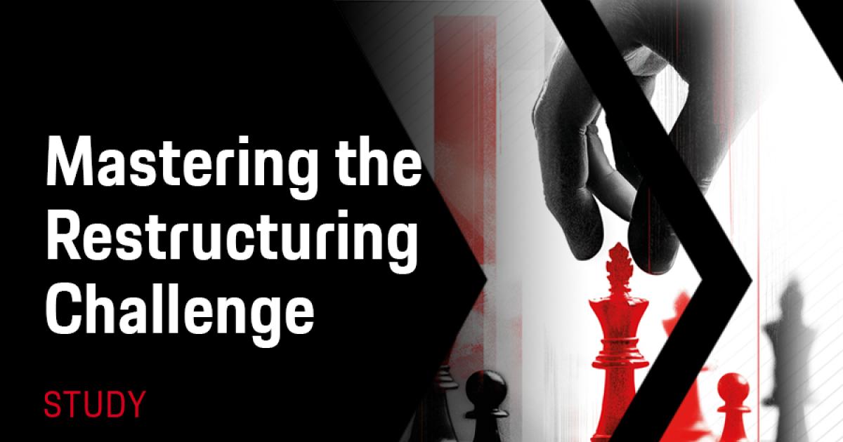 Mastering The Restructuring Challenge Porsche Consulting