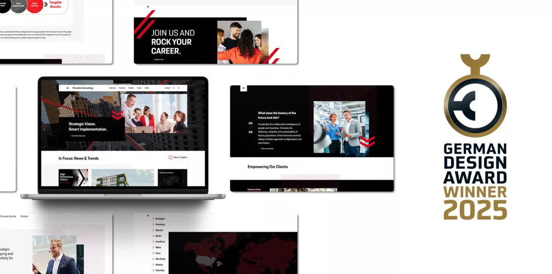 German Design Award Winner 2025 | Porsche Consulting